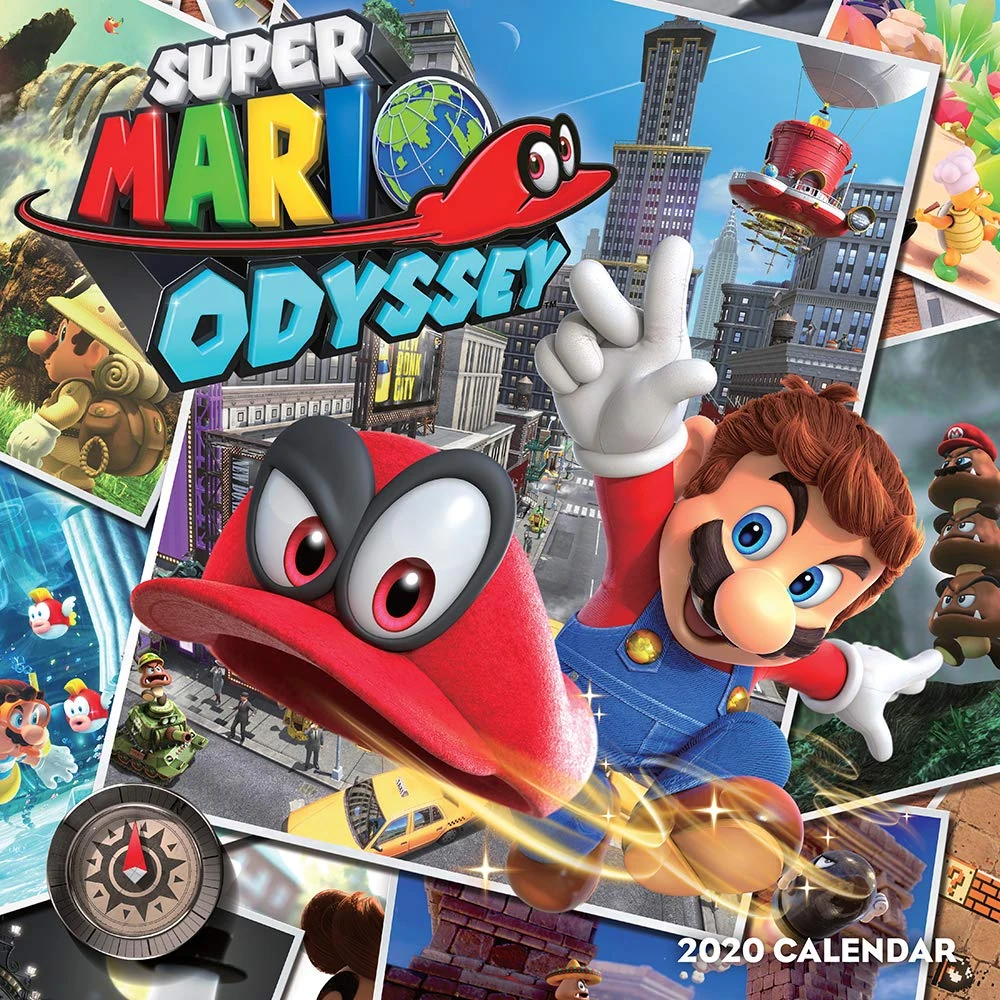 Super Mario Odyssey 2020 Wall Calendar | Mario Wiki | Fandom
