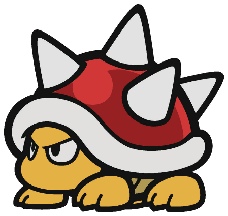 Paper Mario Spiny