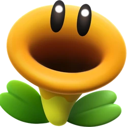 mario flower enemy