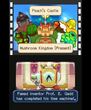 E. Gadd's time machine | Mario Wiki | Fandom