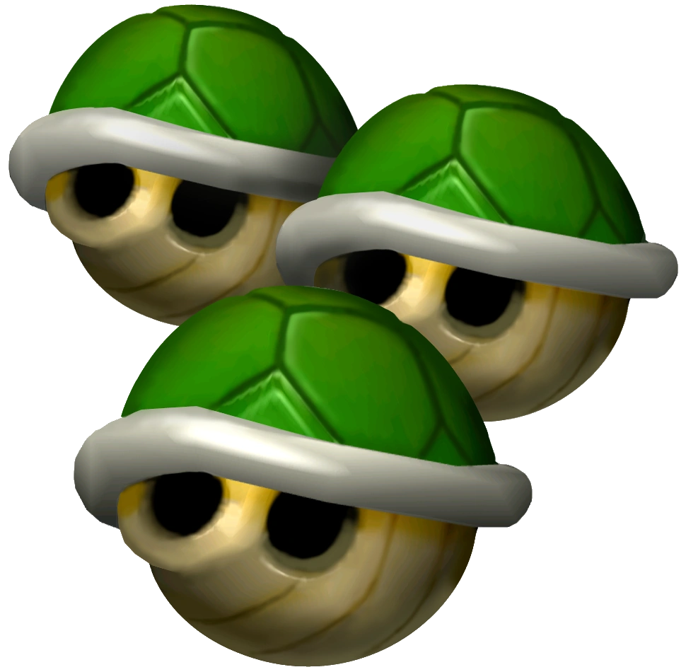 Triple Green Shells | Mario Wiki | Fandom