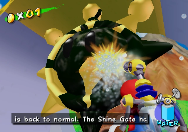 The Shine Gate Sparkle | Mario Wiki | Fandom