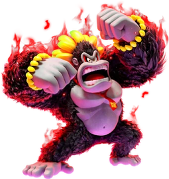 donkey kong bananza coloring pages