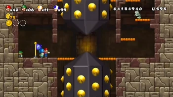 Giant Spike Pillar | Mario Wiki | Fandom