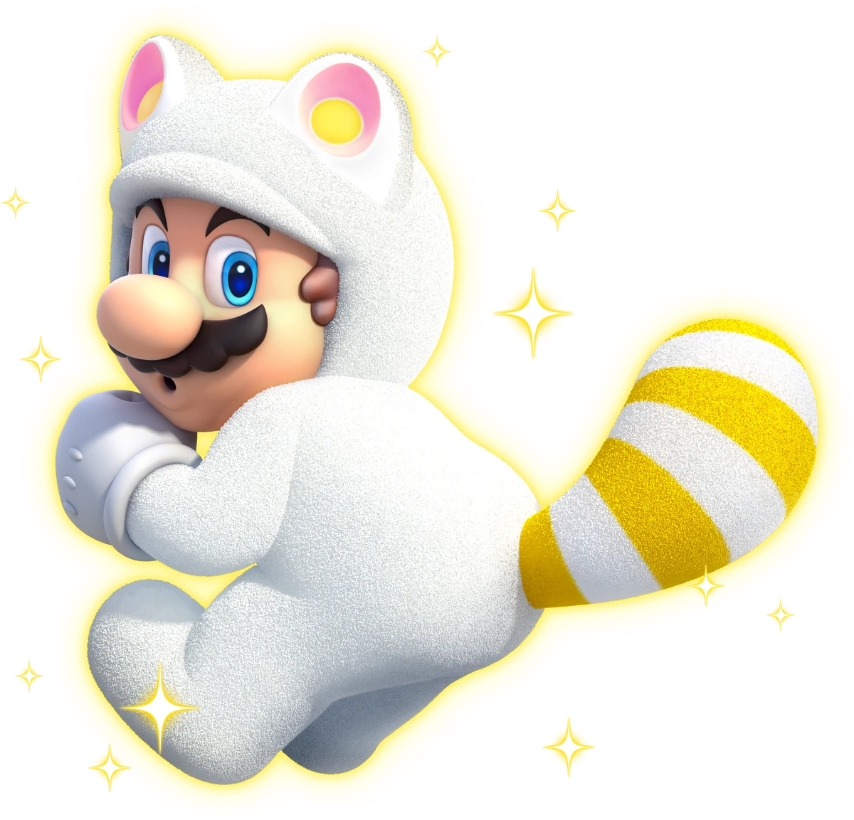 Mario tanuki blanc | Wiki Mario | Fandom
