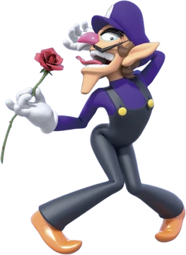 how to draw waluigi head