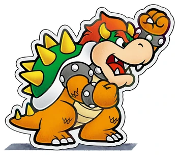 Paper Bowser | Mario Wiki | Fandom