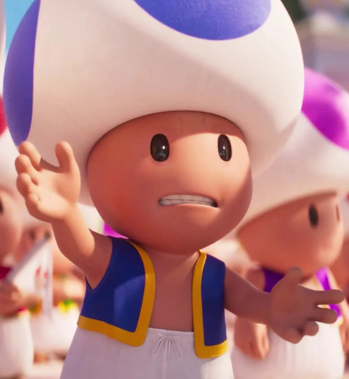 Unidentified Questionable Blue Toad | Mario Wiki | Fandom