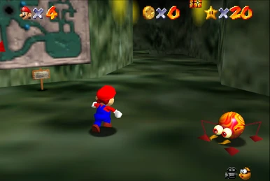 stomp the thwomp mario 64