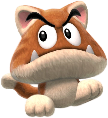 Cat Goomba Super Mario 3d World