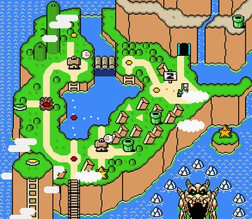 Super Mario World Map Secrets