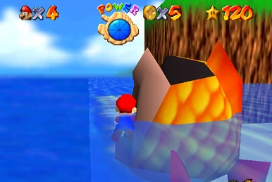 cloud blowing wind mario