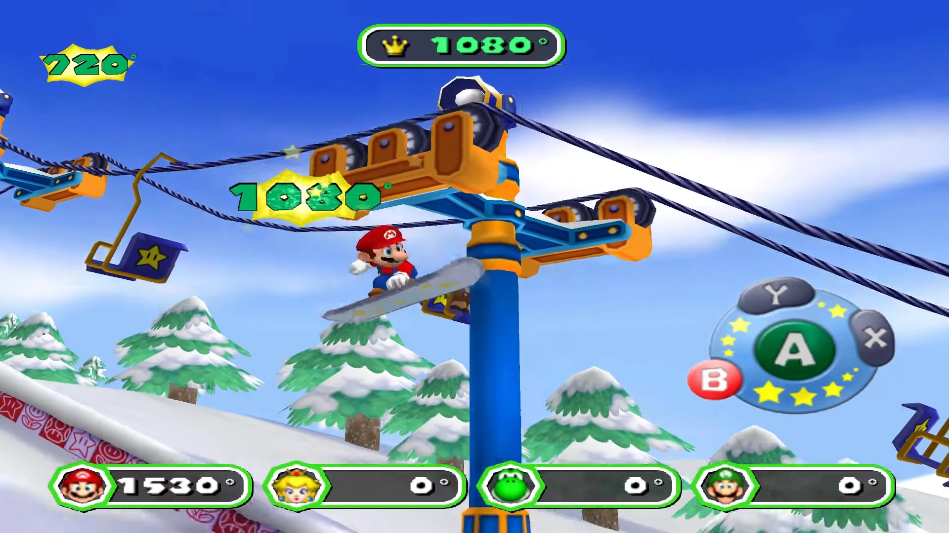 Mario Snowboard Slopestyle