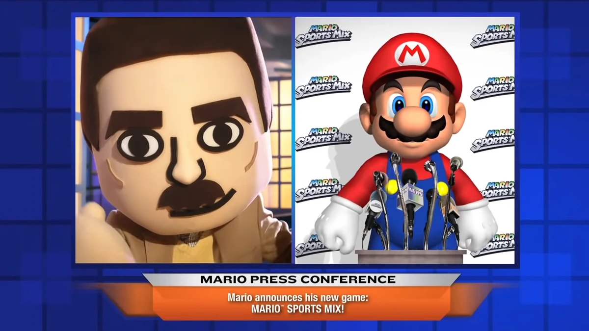 Mario Press Conference | Mario Wiki | Fandom