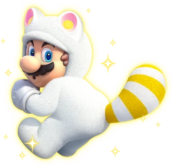 White Tanooki Mario | Mario Wiki | Fandom