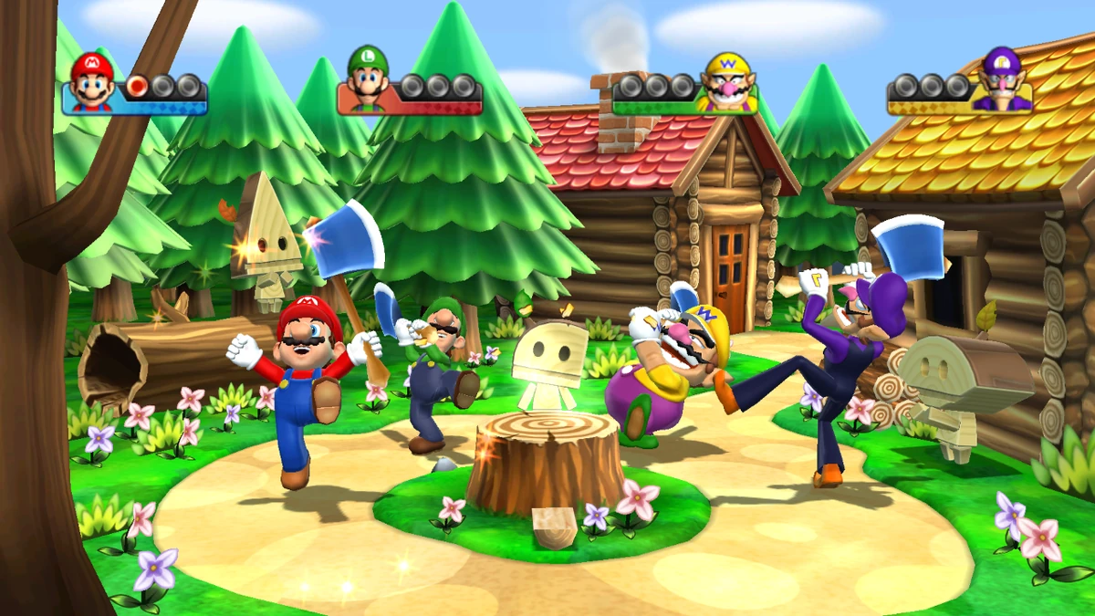 ¡Leña al leño! | Super Mario Wiki | Fandom