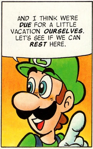 Luigi (Nintendo Power comics) | Mario Wiki | Fandom
