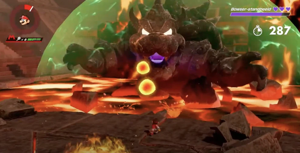 Giant Bowser Statue