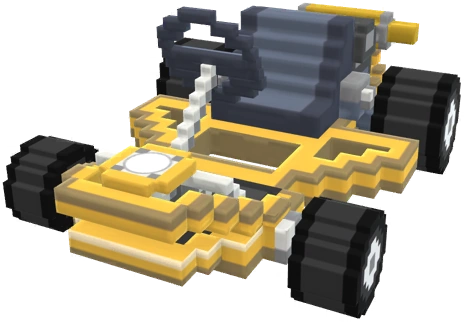 Gelb-8-Bit-Go-Kart | MarioWiki | Fandom