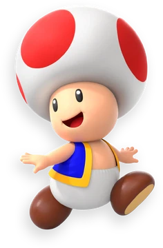 Pink Toad Mario