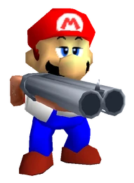 Shotgun Mario 64 | Super Mario 64 Hacks Wiki | Fandom