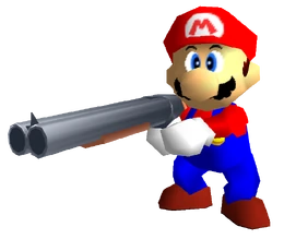Shotgun Mario 64 | Super Mario 64 Hacks Wiki | Fandom