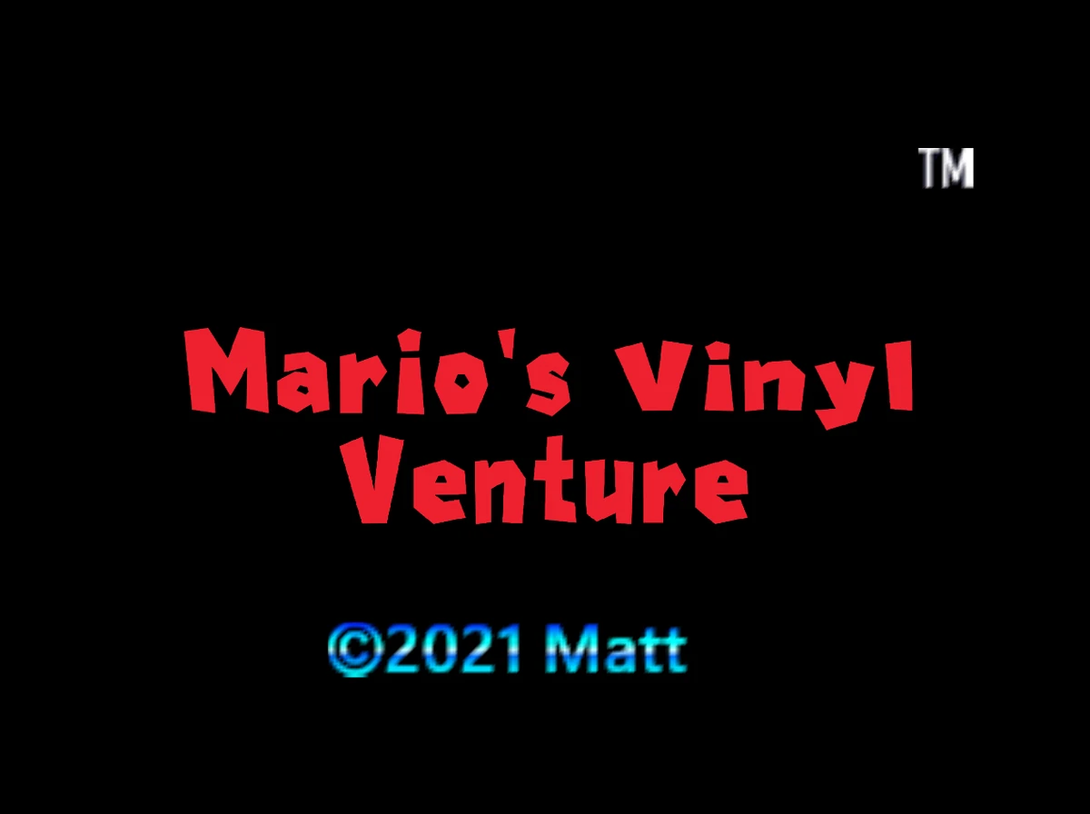 Mario's Vinyl Venture | Super Mario 64 Hacks Wiki | Fandom