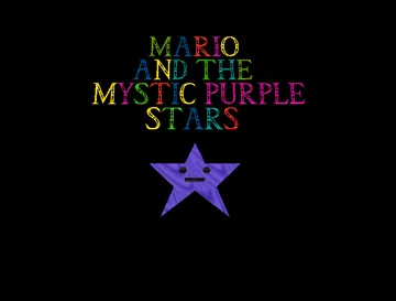 super mario purple star