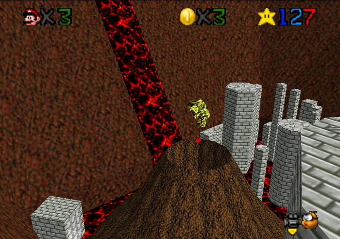 Molten Lava Secret | Super Mario 64 Hacks Wiki | Fandom