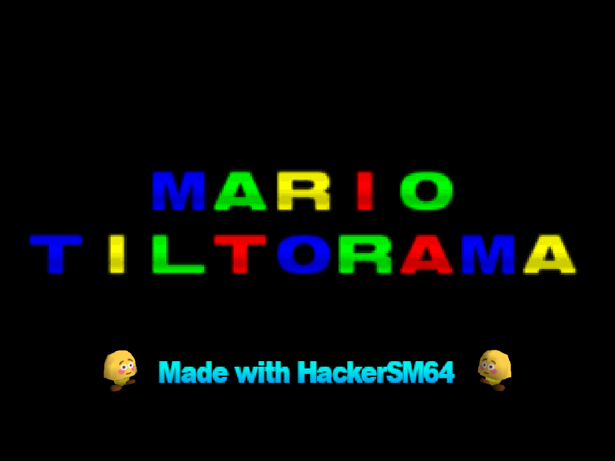 Mario's Tilt-O-Rama | Super Mario 64 Hacks Wiki | Fandom