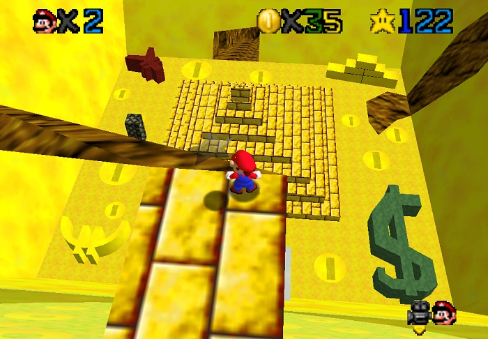 Golden World | Super Mario 64 Hacks Wiki | Fandom