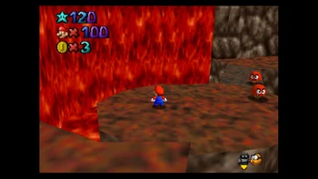 Volcanic Caves | Super Mario 64 Hacks Wiki | Fandom