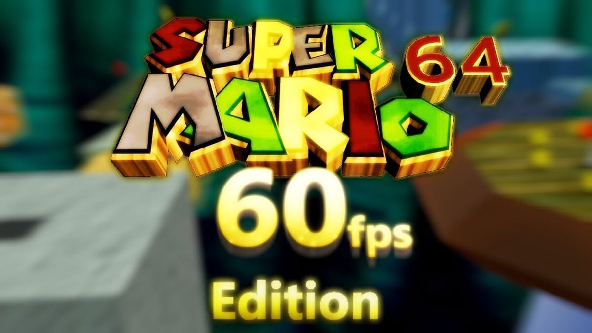 Super Mario 64 in 60 FPS Widescreen 4k resolution | Super Mario 64 ...