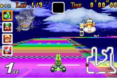 Mario Kart Super Circuit Broken Pier