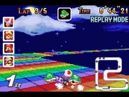Rainbow Road (SNES) | Mario Kart Racing Wiki | Fandom