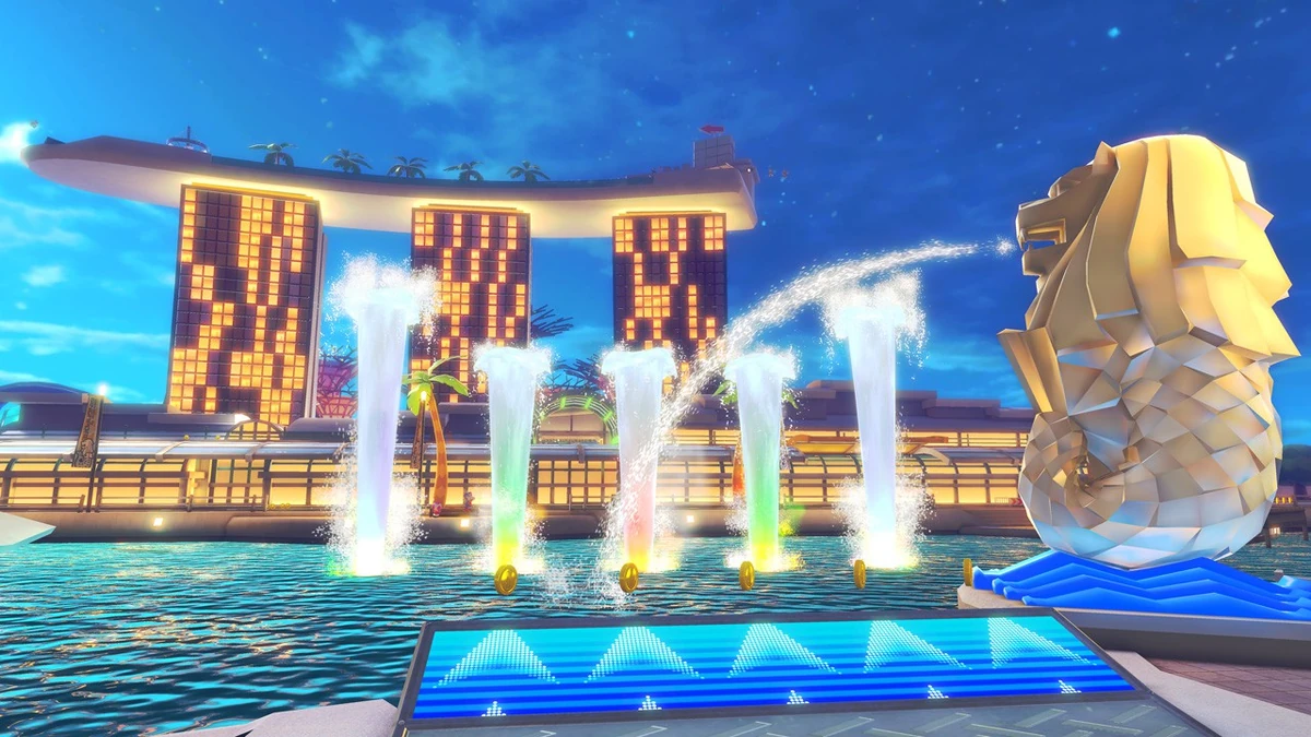 Singapore Speedway | Mario Kart Racing Wiki | Fandom