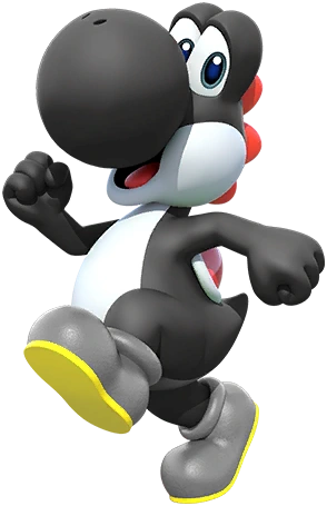 Black Yoshi | Mario Kart Racing Wiki | Fandom