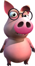 Tutorial Pig | Mario Kart Wii Wiki | Fandom