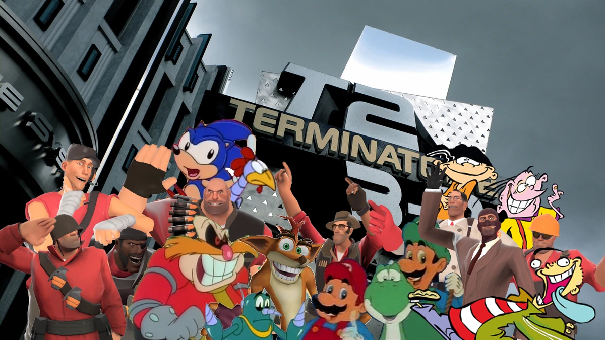 Mario, Sonic, the Eds, and Friends See Terminator 2 3D: Battle Across ...