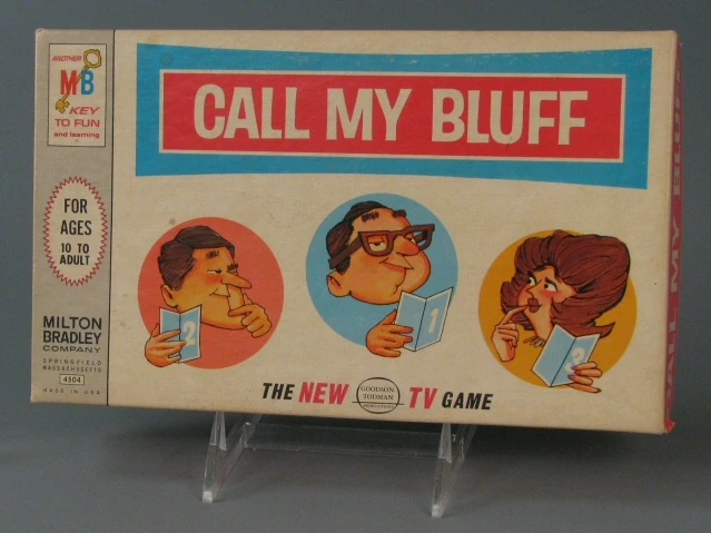 Call My Bluff/Merchandise | Mark Goodson Wiki | Fandom