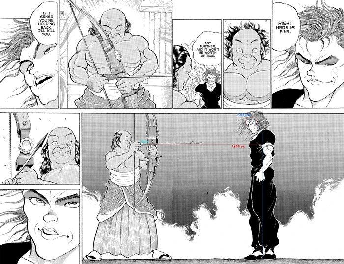 Usuario Blog:Un Maruchan Crudo/Grappler Baki - Yujiro atrapa flecha ...