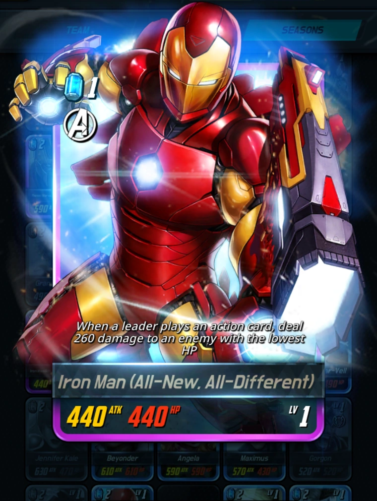 Iron Man (All-New, All-Different) | Marvel Battle Lines Wiki | Fandom
