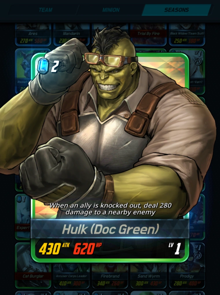 Hulk (Doc Green) | Marvel Battle Lines Wiki | Fandom