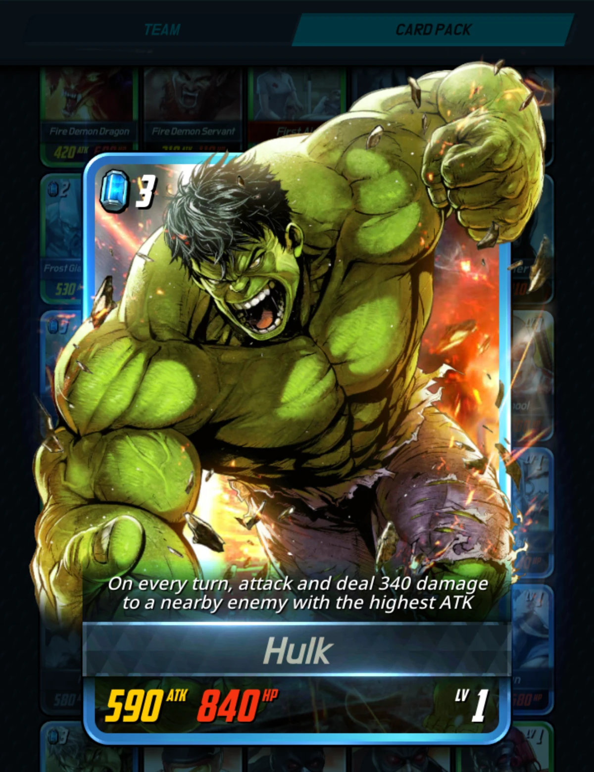 Hulk | Marvel Battle Lines Wiki | Fandom