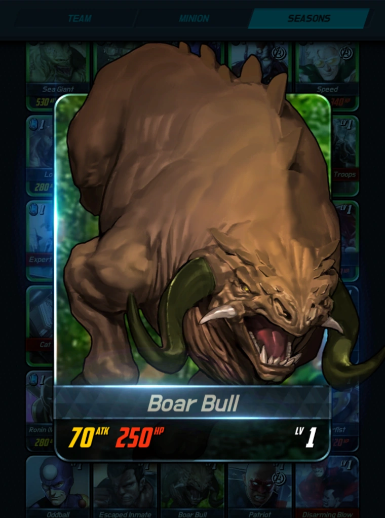 Boar Bull | Marvel Battle Lines Wiki | Fandom