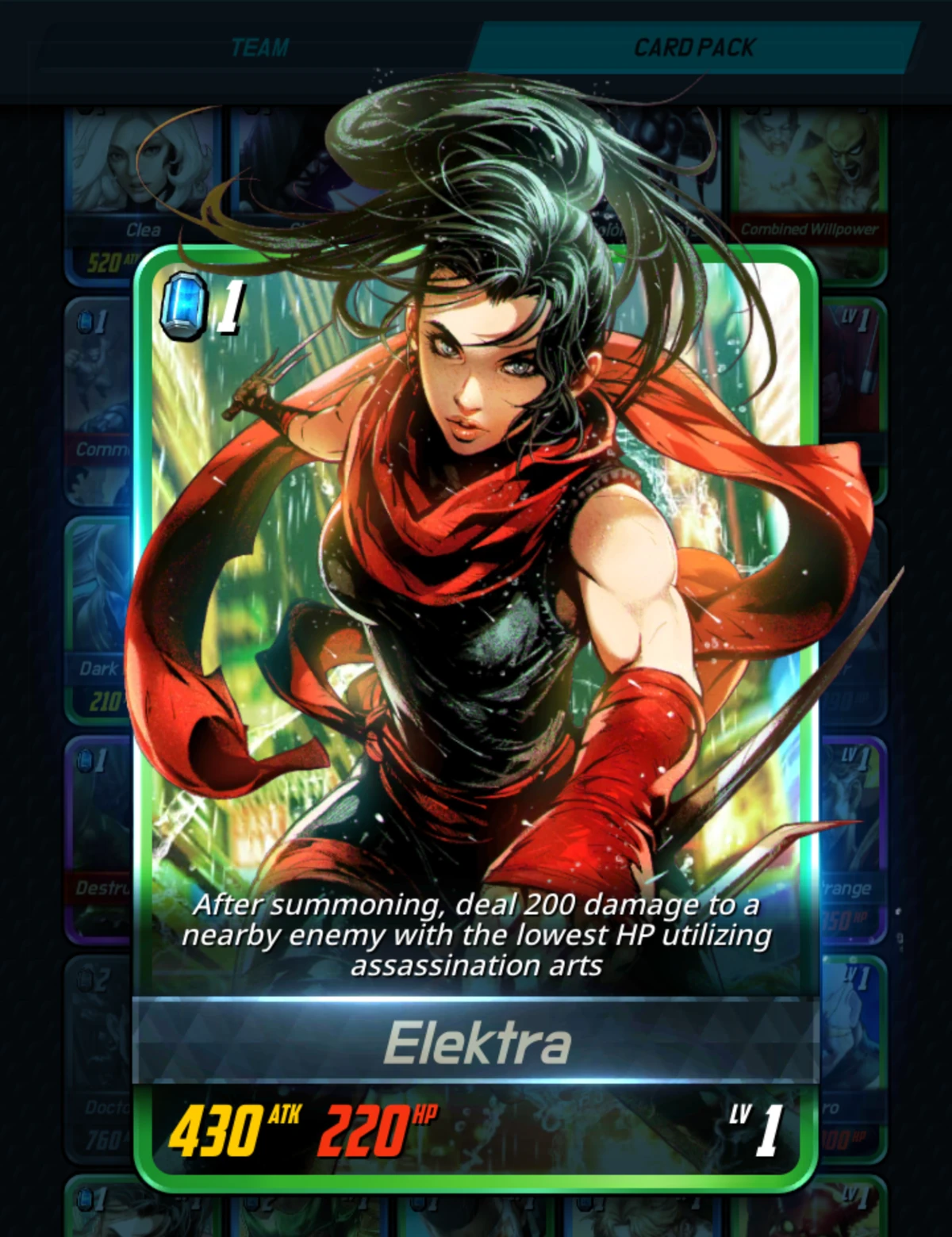 Elektra | Marvel Battle Lines Wiki | Fandom