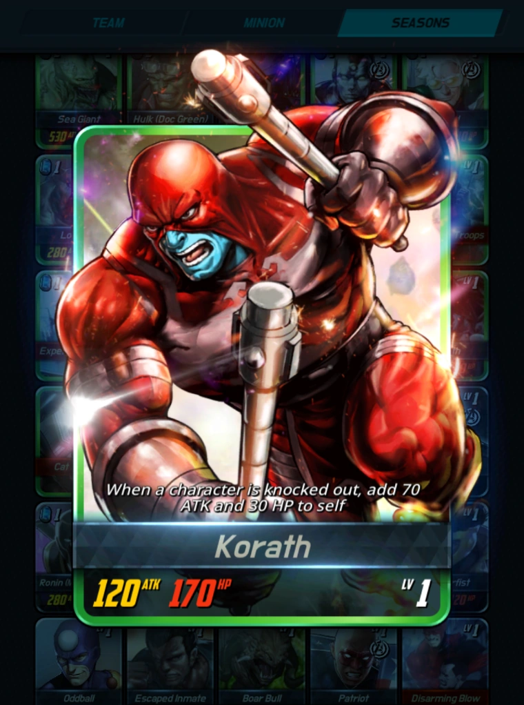 Korath | Marvel Battle Lines Wiki | Fandom