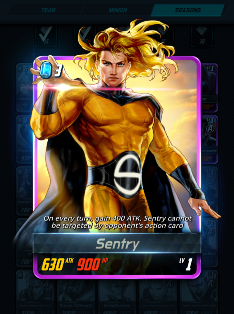 Sentry | Marvel Battle Lines Wiki | Fandom