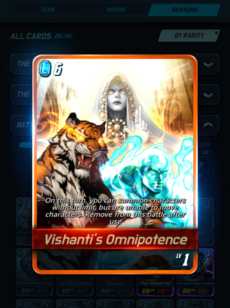 Vishanti's Omnipotence | Marvel Battle Lines Wiki | Fandom