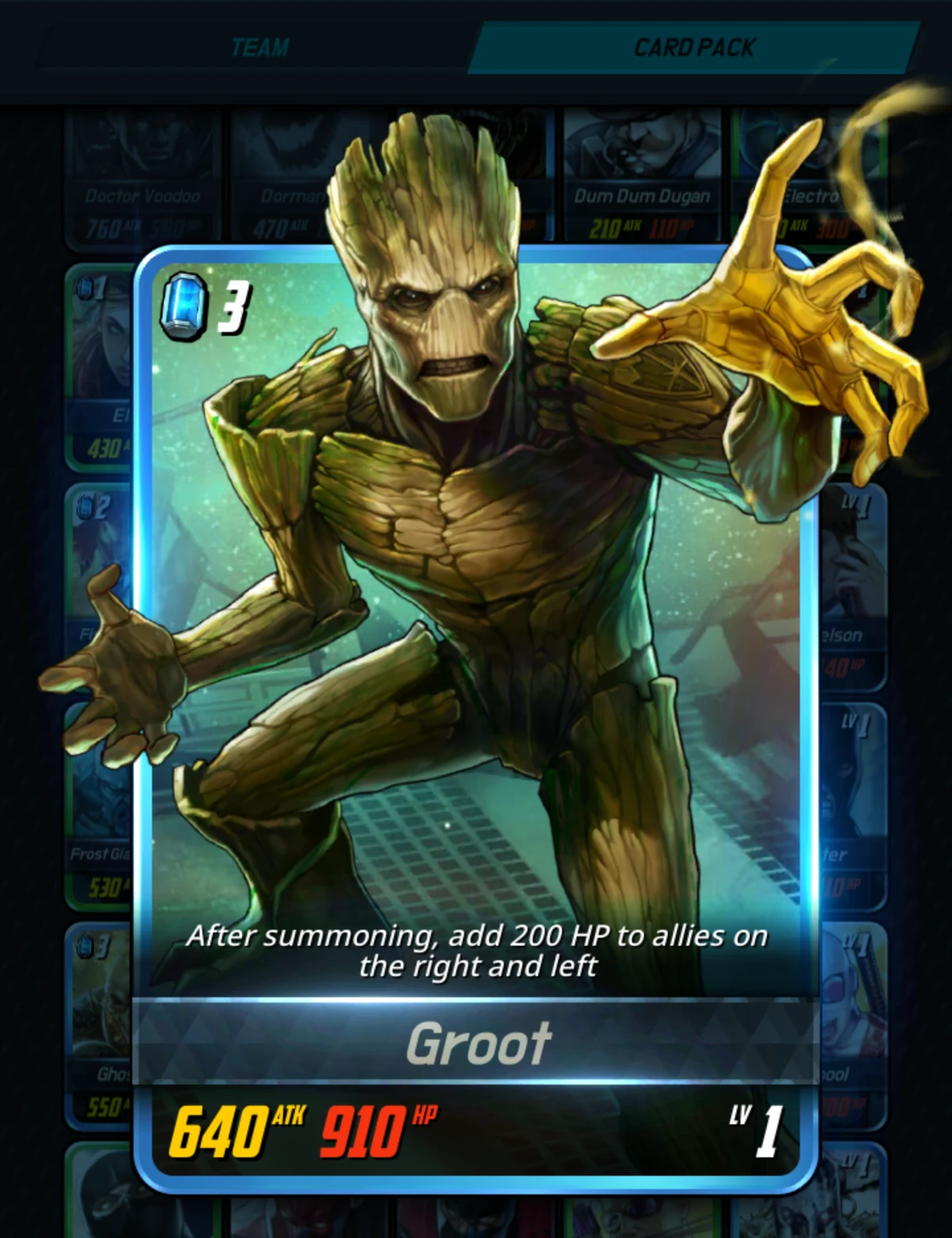 Groot | Marvel Battle Lines Wiki | Fandom
